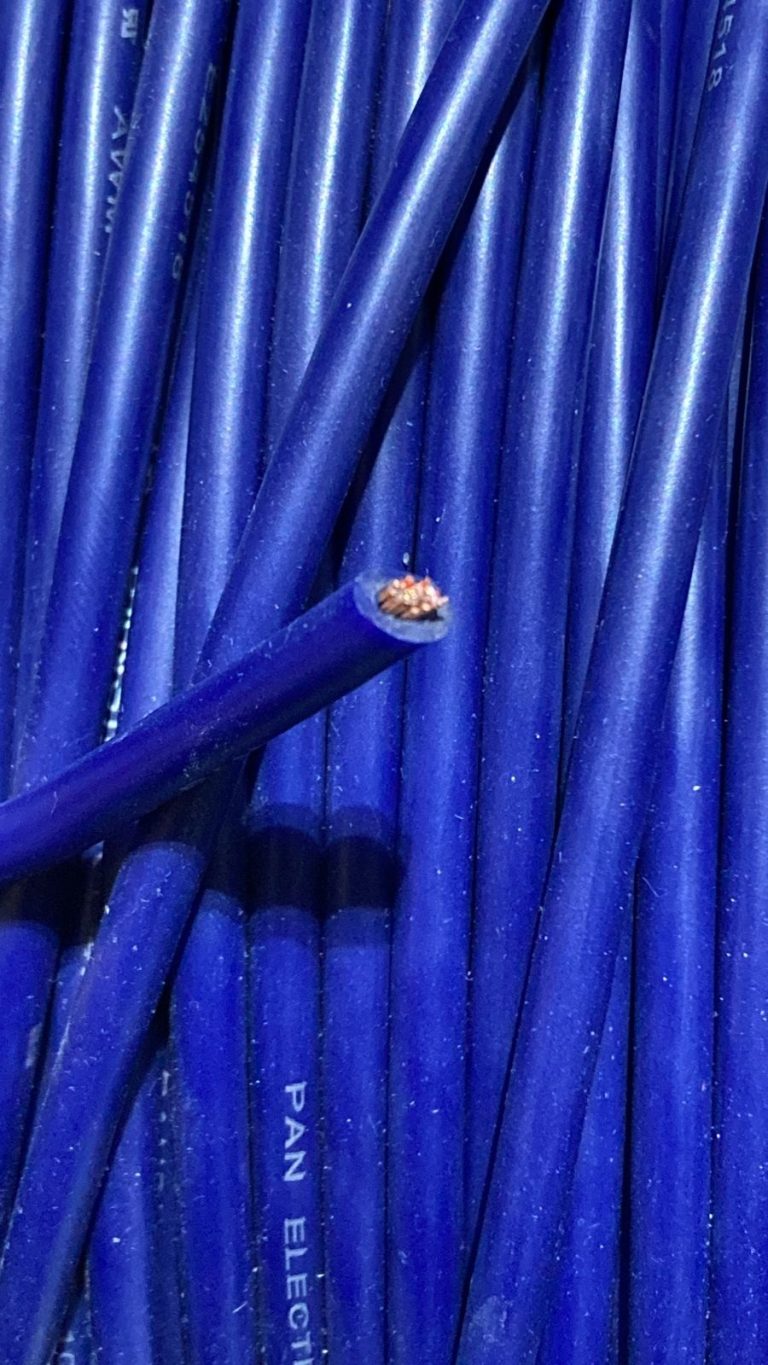 Cable silicona Pansil 4.0 mm² 200°C 0.6-1Kv Azul 85 Amp