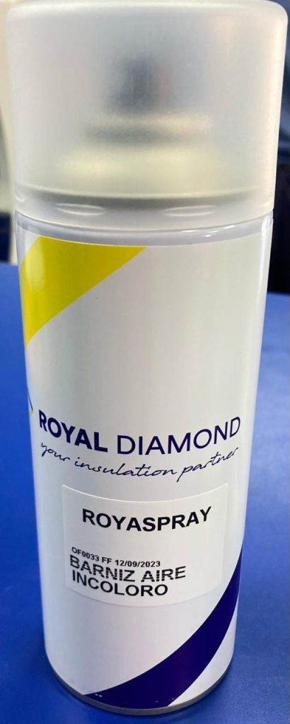 Spray ROYASPRAY transparente Royal Diamond Barniz dieléctrico